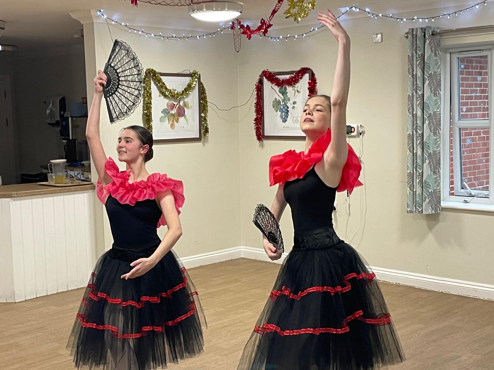 Achievers Club Dancers Perform at Sanctuary Care Home - Downland Dance